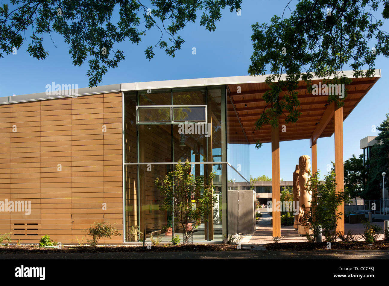 The Design Of The Building Is Inspired By The Coast Salish Longhouse ...