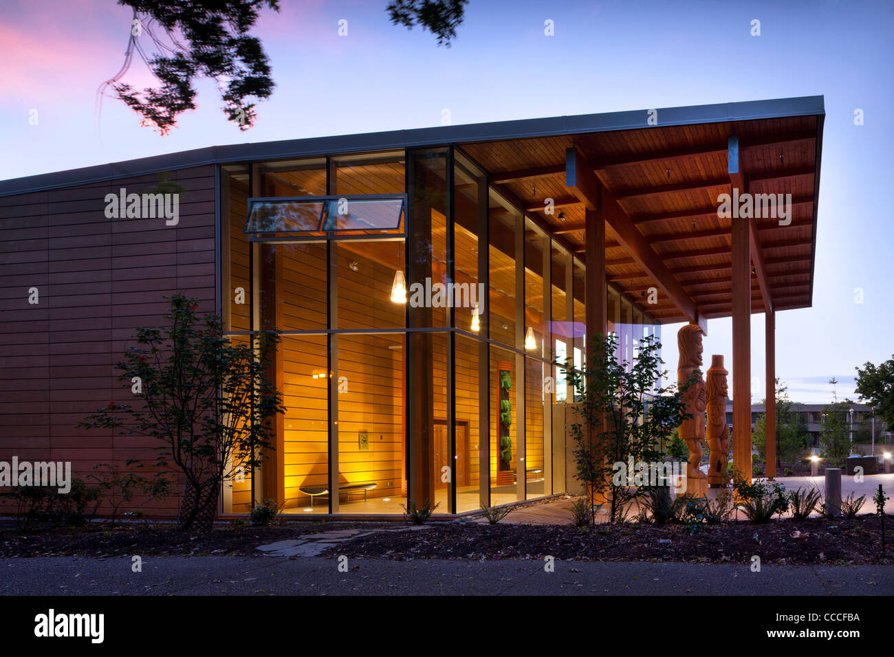 The Design Of The Building Is Inspired By The Coast Salish Longhouse ...