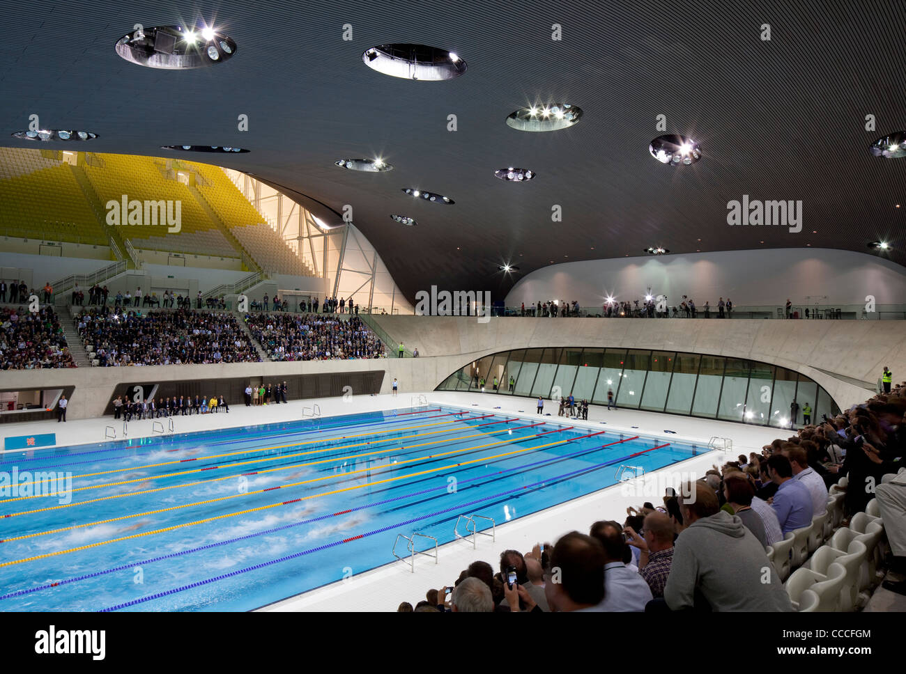 The Architectural Concept Of The London Aquatic Centre Is Inspired By ...