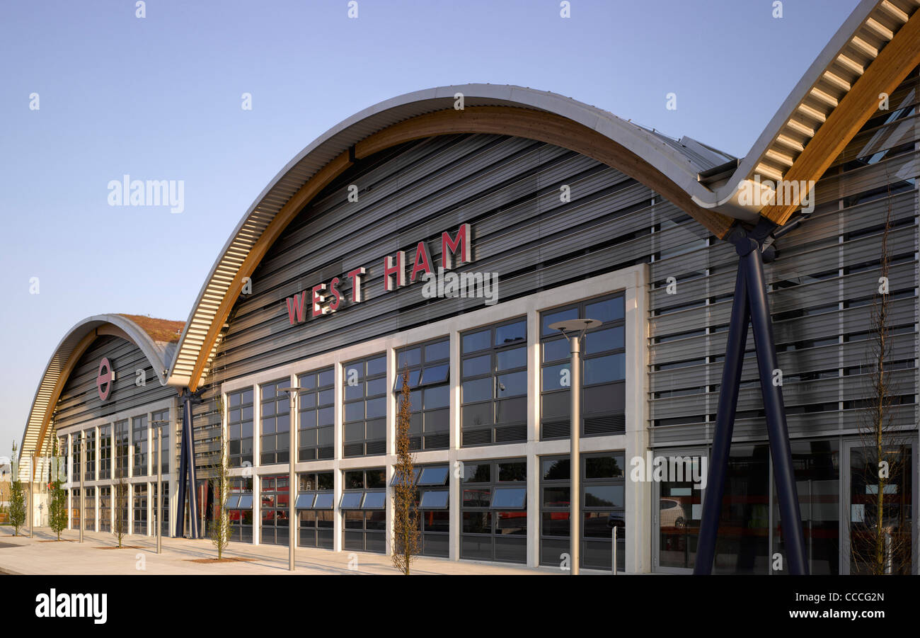 The New West Ham Bus Garage For London Buses Is One Of The Largest Bus ...