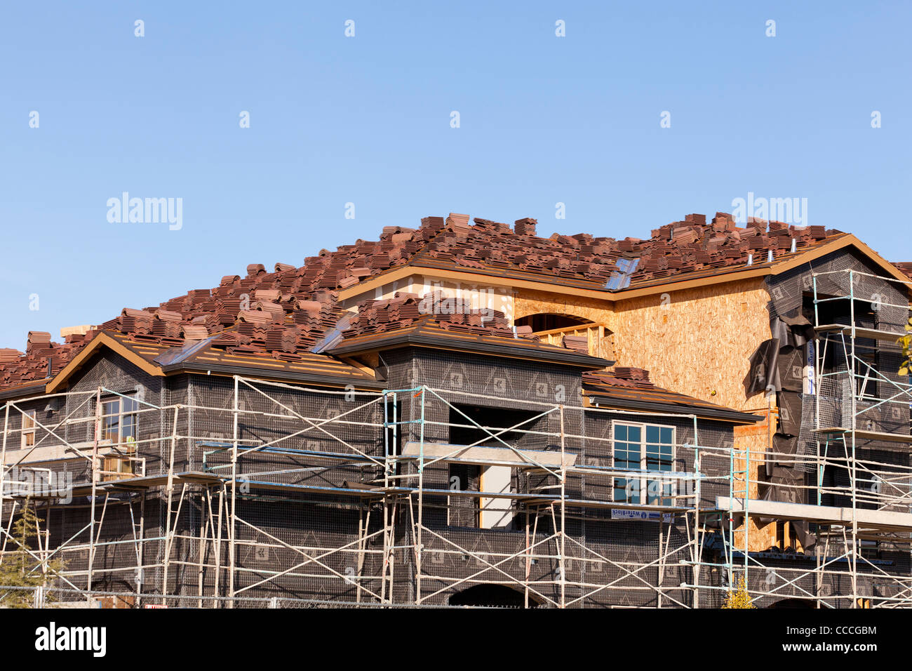 New condominium building under construction Stock Photo - Alamy