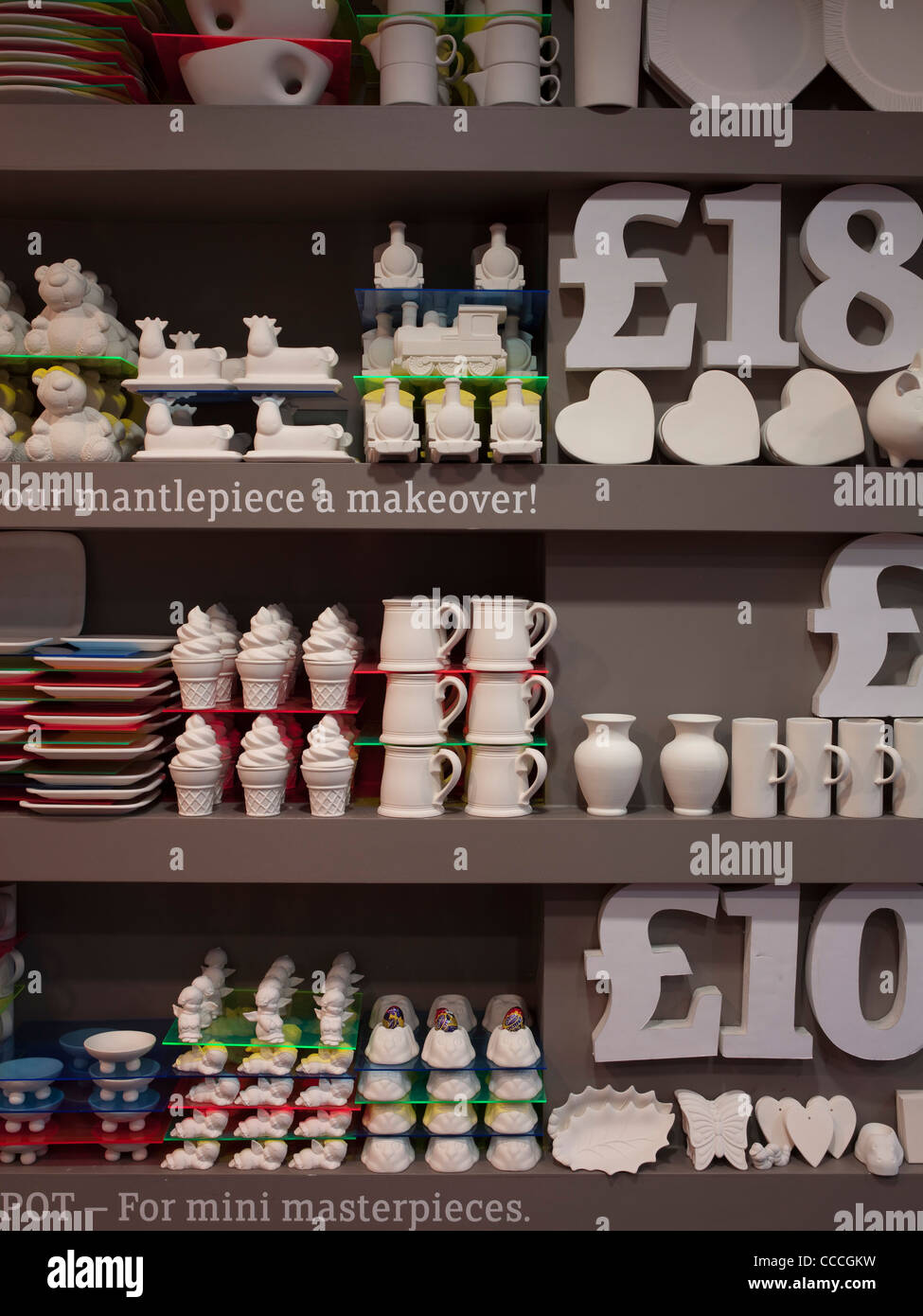 Shop Conversion With Large Scale Graphics Stock Photo - Alamy