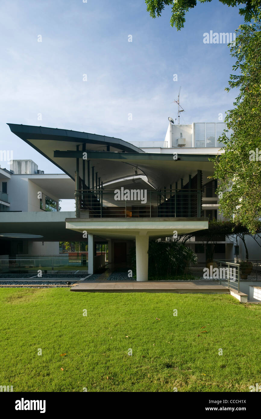 VIEW OF COMMUNAL HALL AT DAMAI SURIA Stock Photo - Alamy