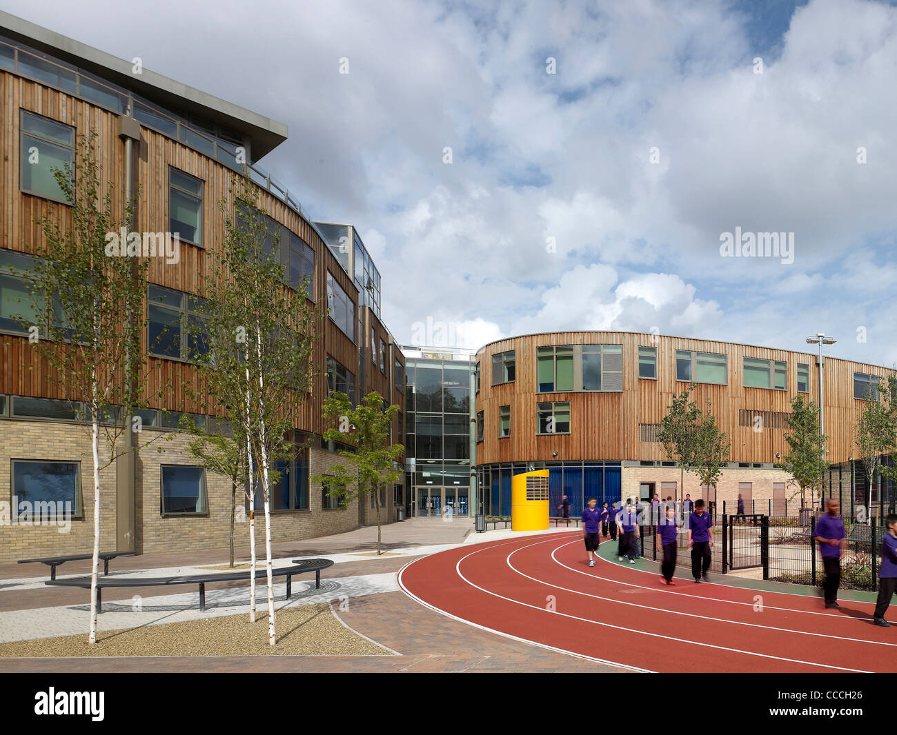 out door area - a new co-educational comprehensive secondary school in ...
