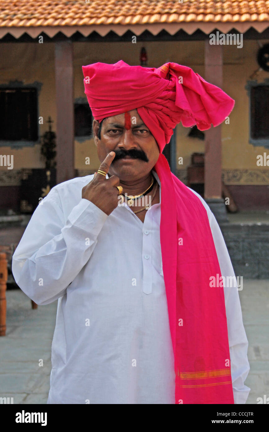Close-up of Indian farmer in feta in village, India Stock Photo - Alamy