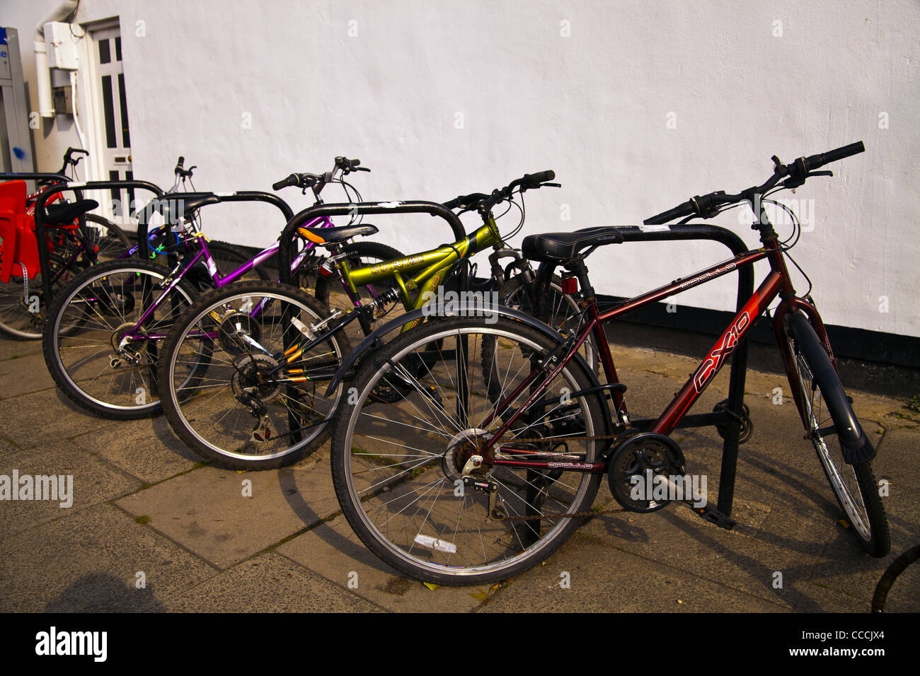 Parked cycle cycles hi-res stock photography and images - Alamy