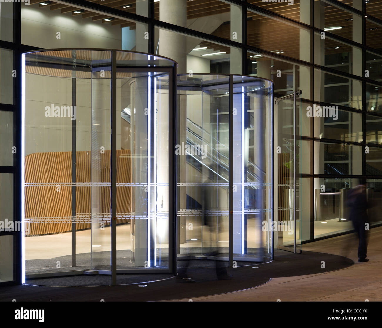 Office Entrance Lobby To Watermark Place, Occupied By Nomura ...