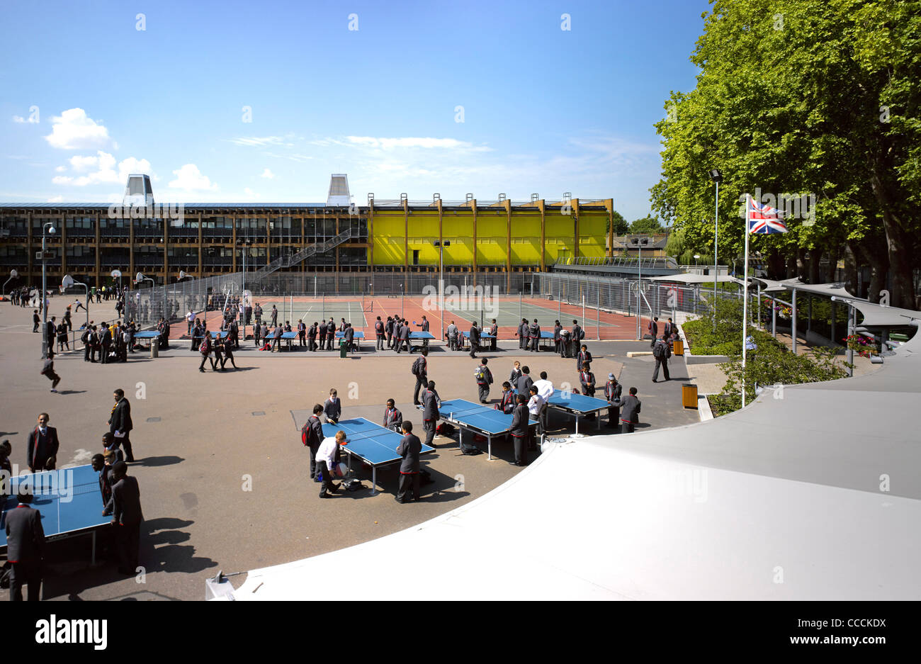 mossbourne academy, richard rogers and partners, 2011-overall exterior ...