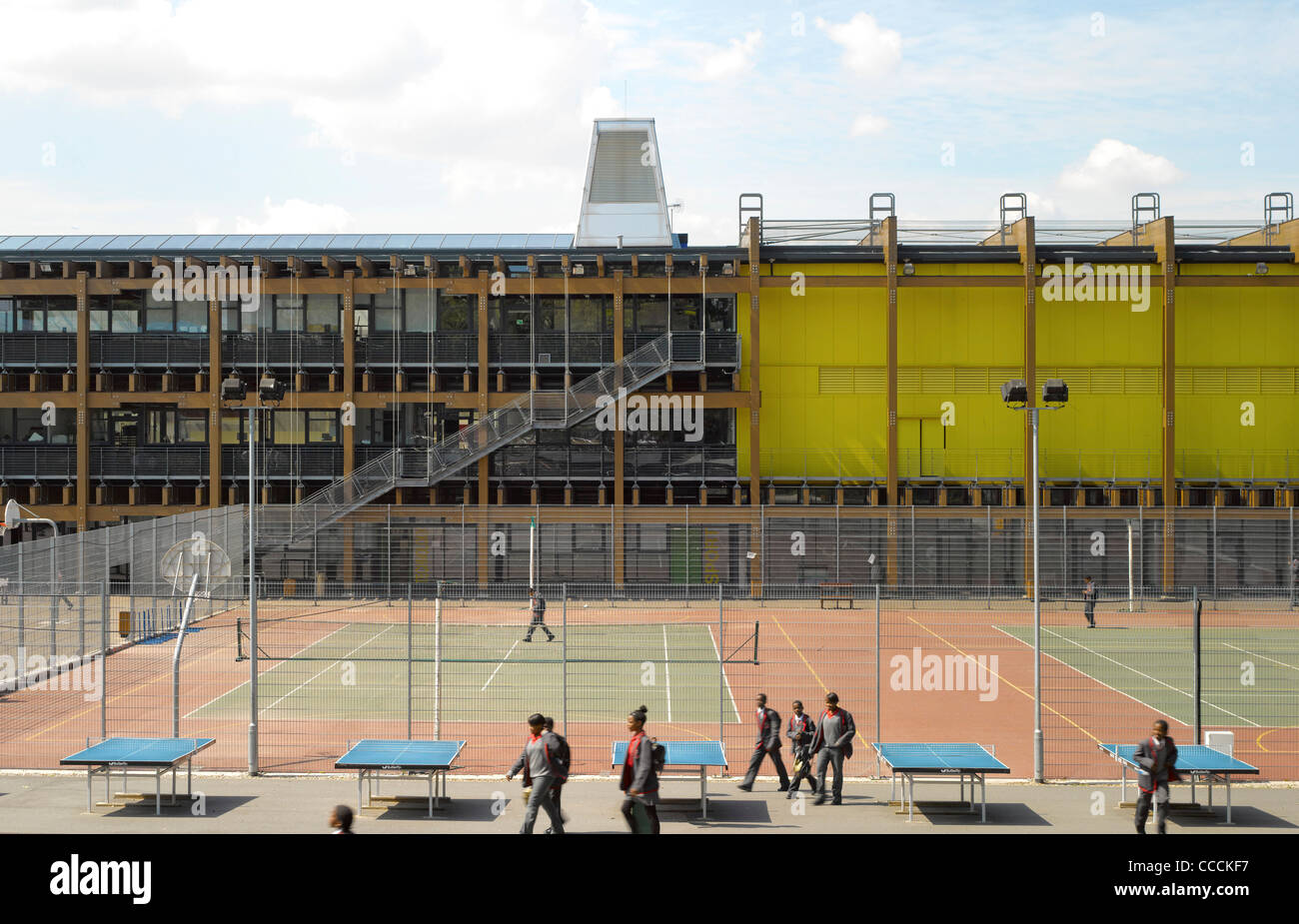 mossbourne academy, richard rogers and partners, 2011-overall exterior ...