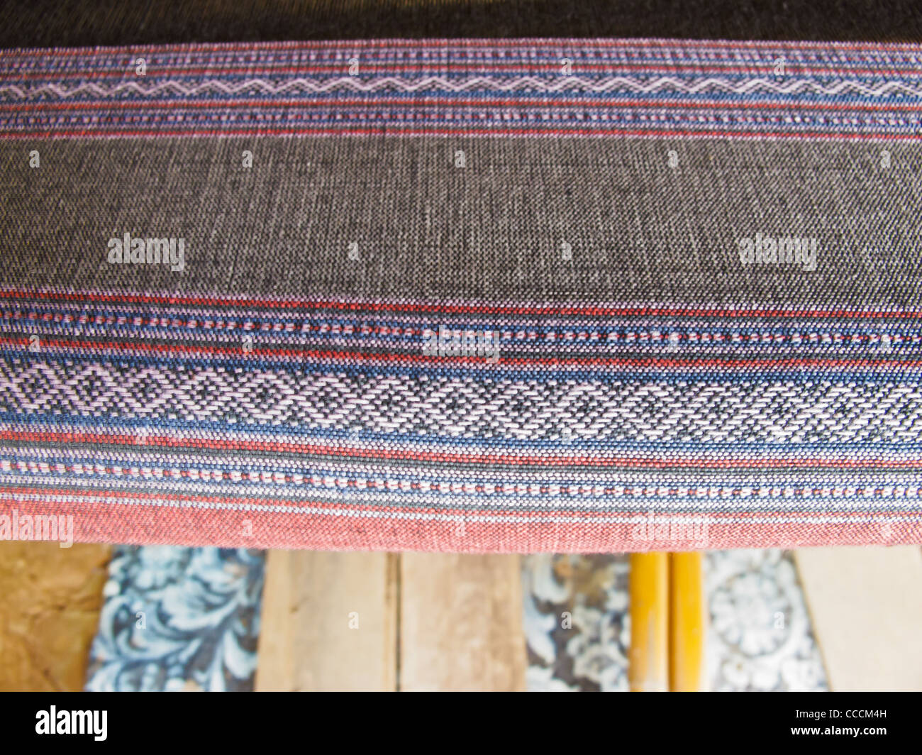 Traditional pattern of weaving of Thai Lue (Tai Lu) people in northern ...