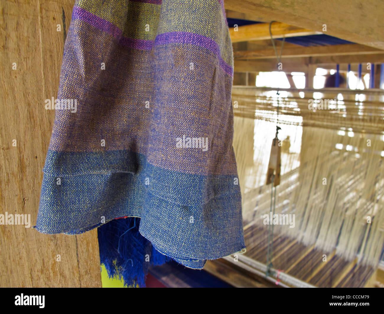 A beautiful piece of traditional styled weaving cloth in northern ...