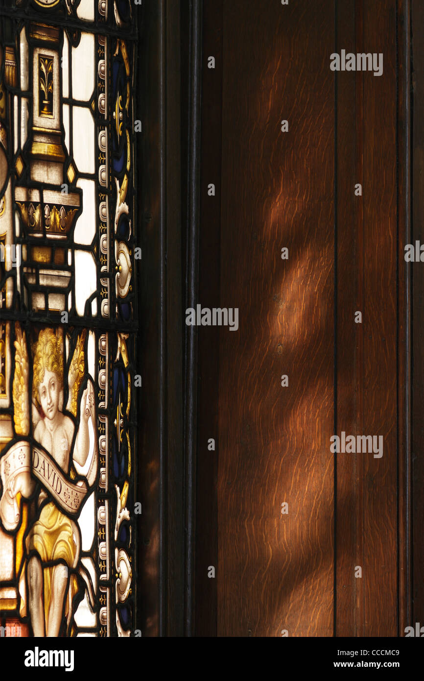 City of London, Tallow Chandlers Hall, 2010, Stained glass window with ...