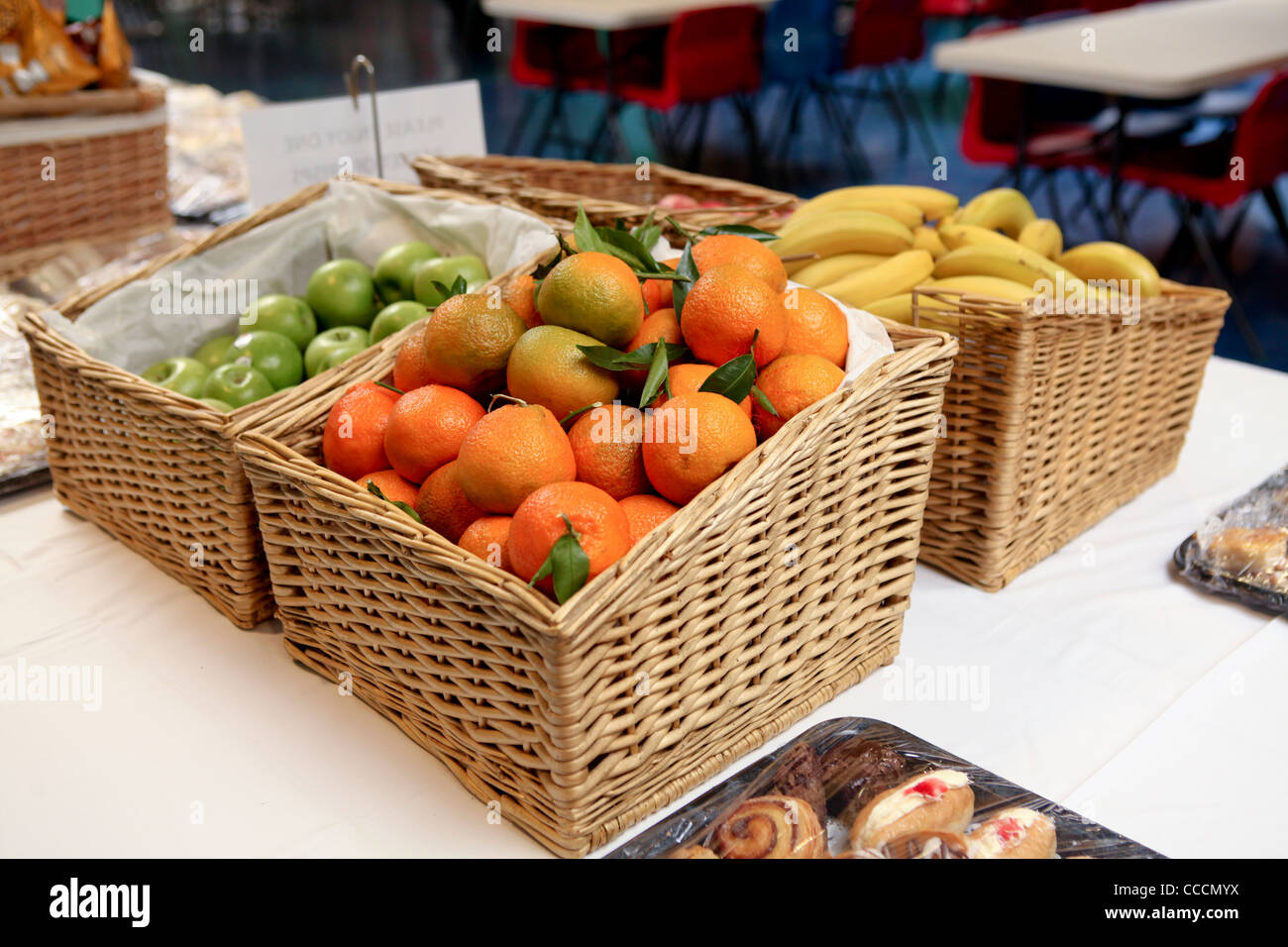 baskets of fruit Stock Photo - Alamy