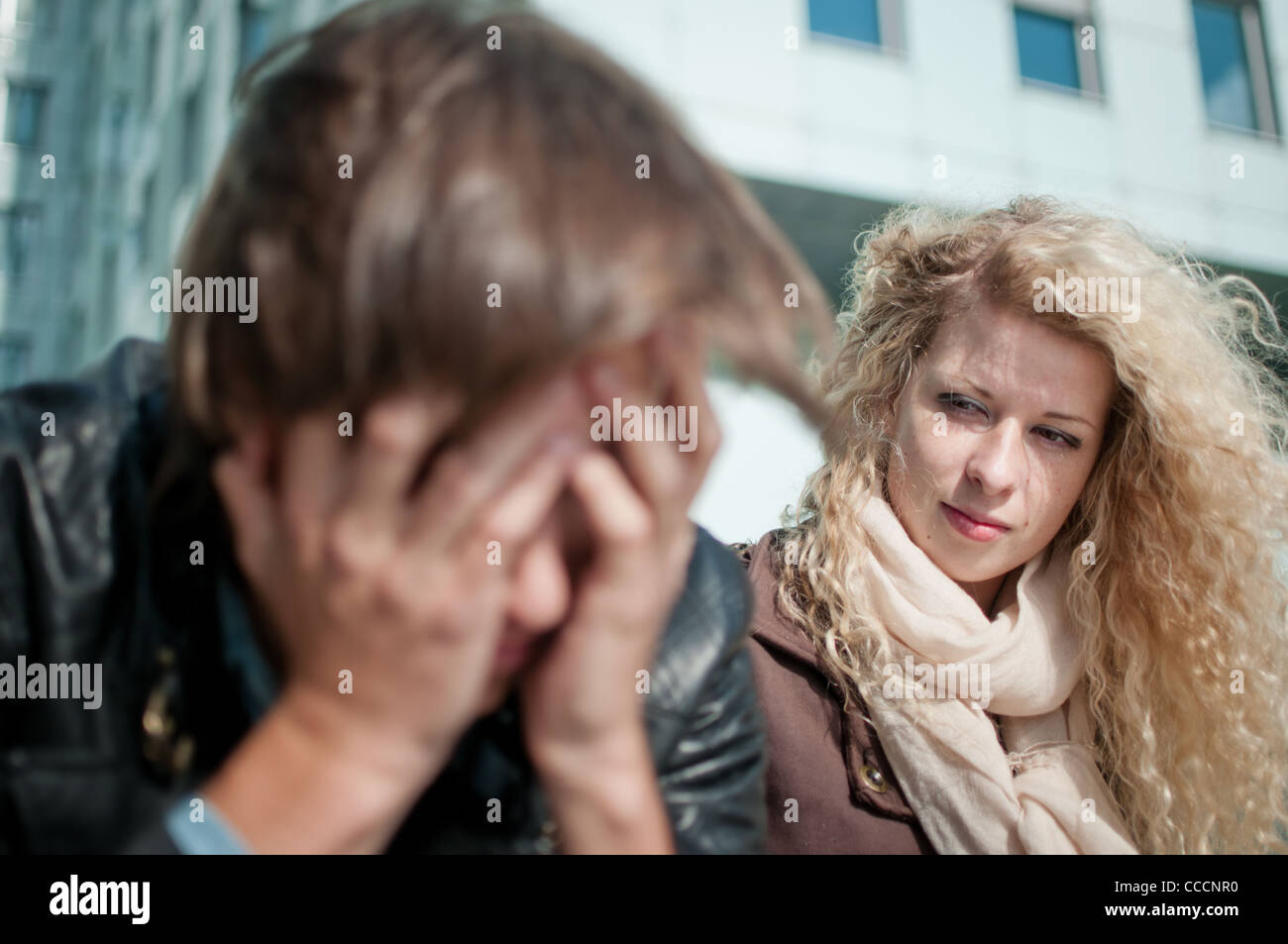 Big problems - man in troubles Stock Photo - Alamy