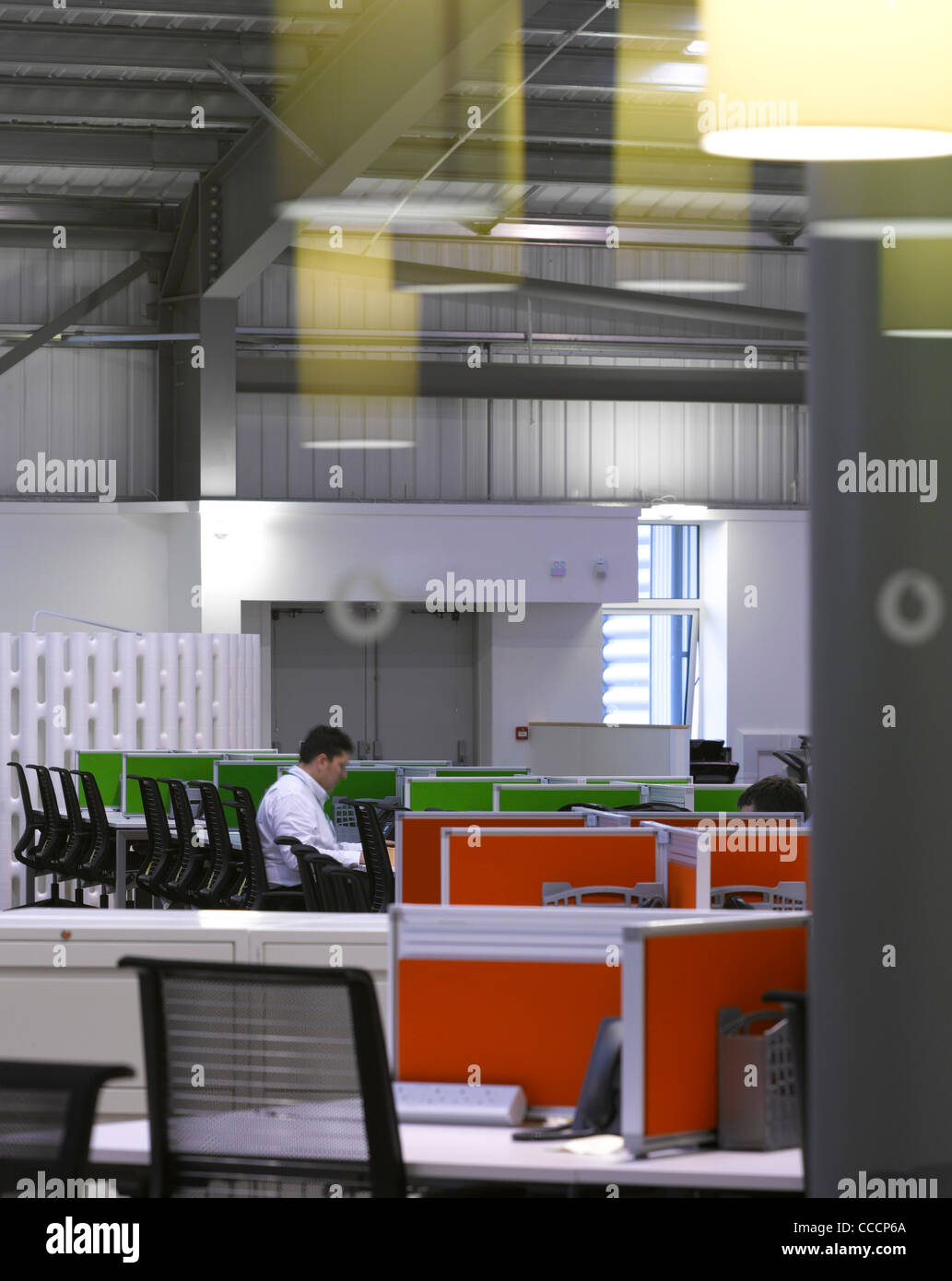 Call centre large office hi-res stock photography and images - Alamy