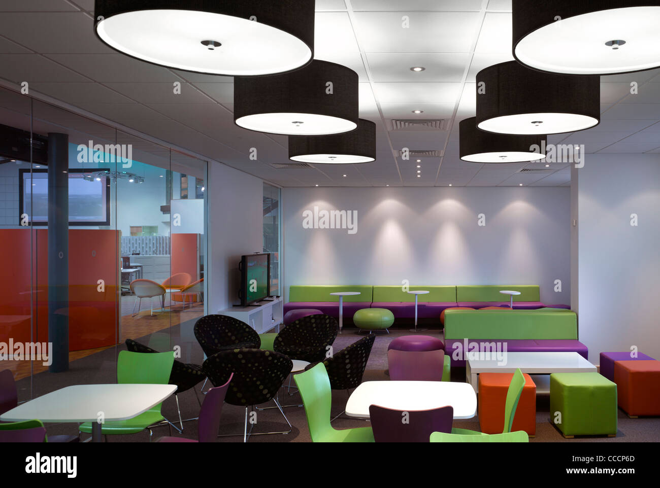 VODAFONE CALL CENTRE STOKE, CAFE Stock Photo - Alamy