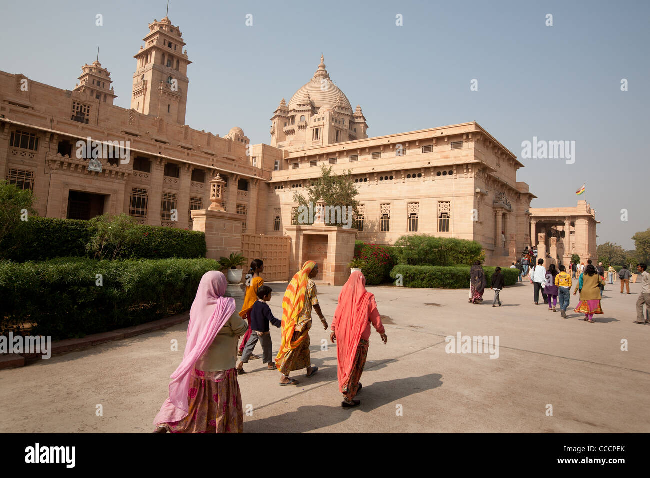 The Umaid Bhawan Palace, also known as Chittar Palace, in Jodhpur, in ...