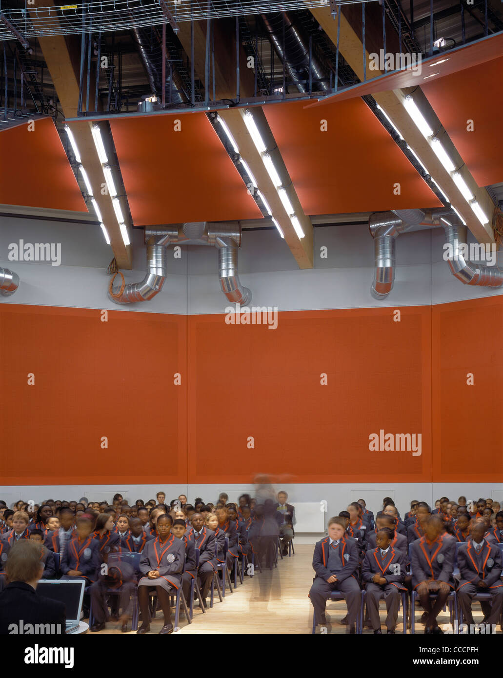 MOSSBOURNE COMMUNITY CENTRE ASSEMBLY HALL AND AUDITORIUM Stock Photo ...