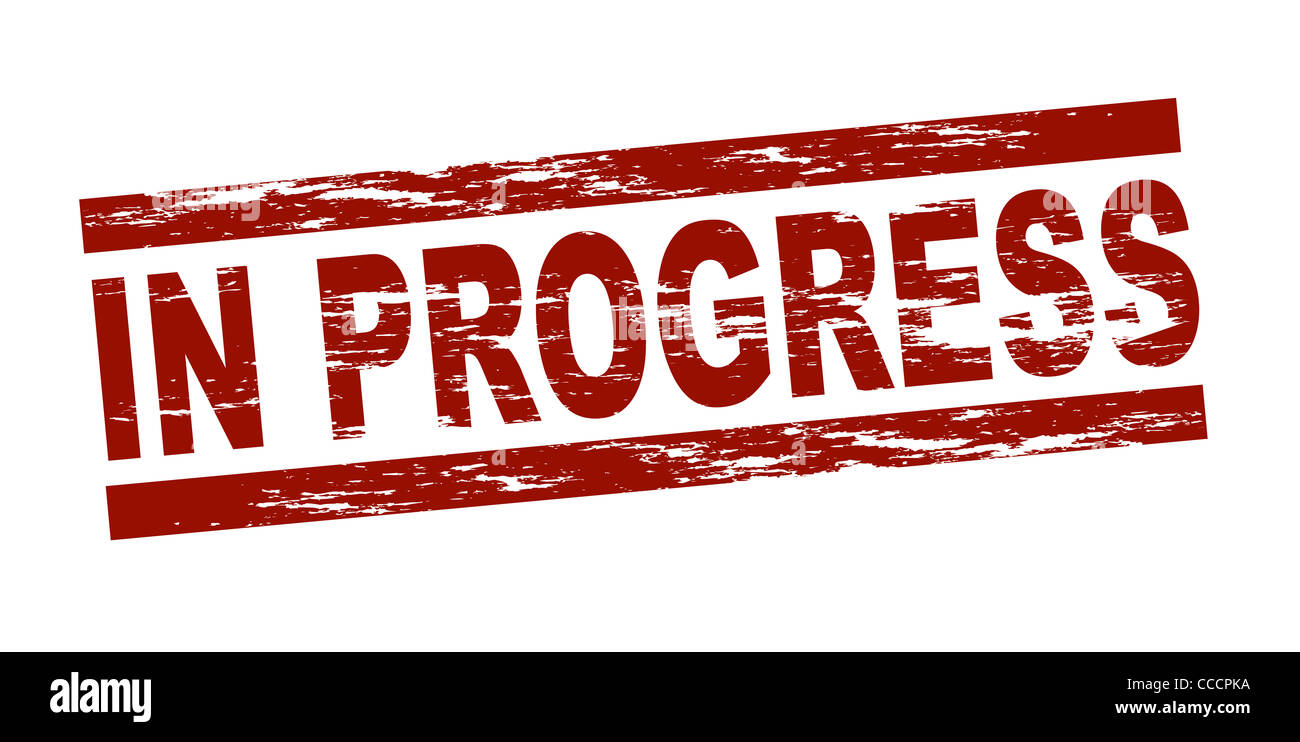 Work In Progress Stamp