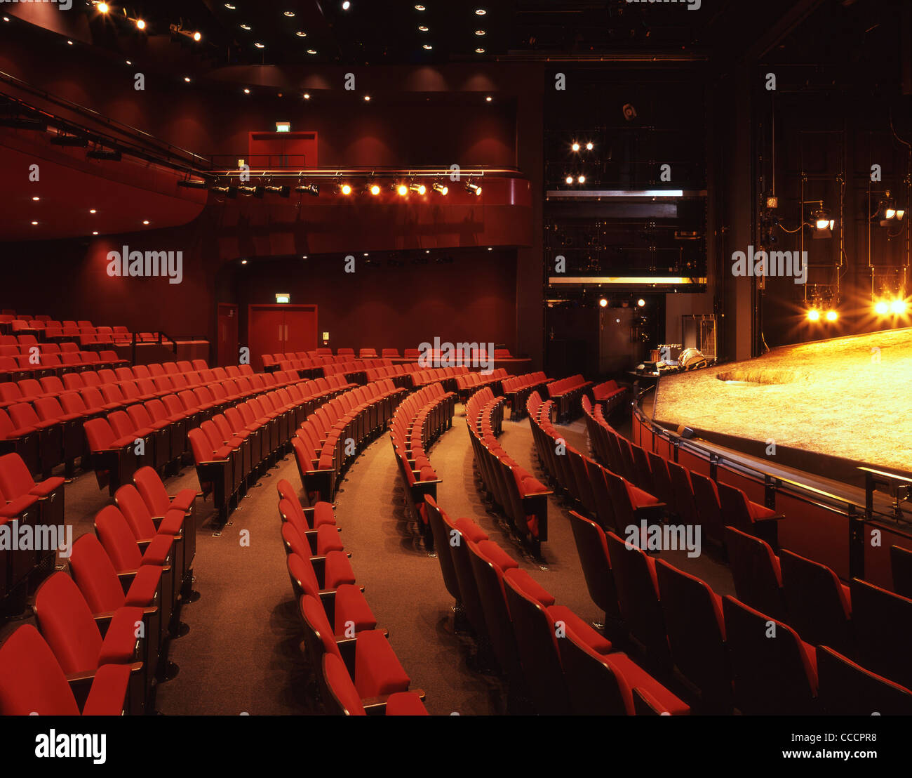 LEICESTER PERFORMING ARTS CENTRE THE CURVE 750 SEAT AUDITORIUM Stock ...