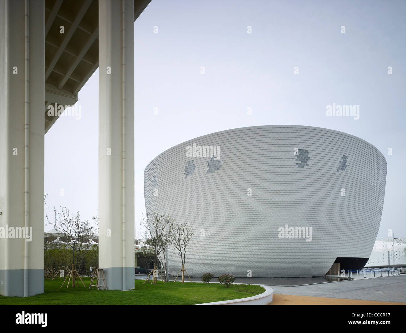 The Finland Pavilion Kirnu Is Surrounded By A Lake Stock Photo - Alamy