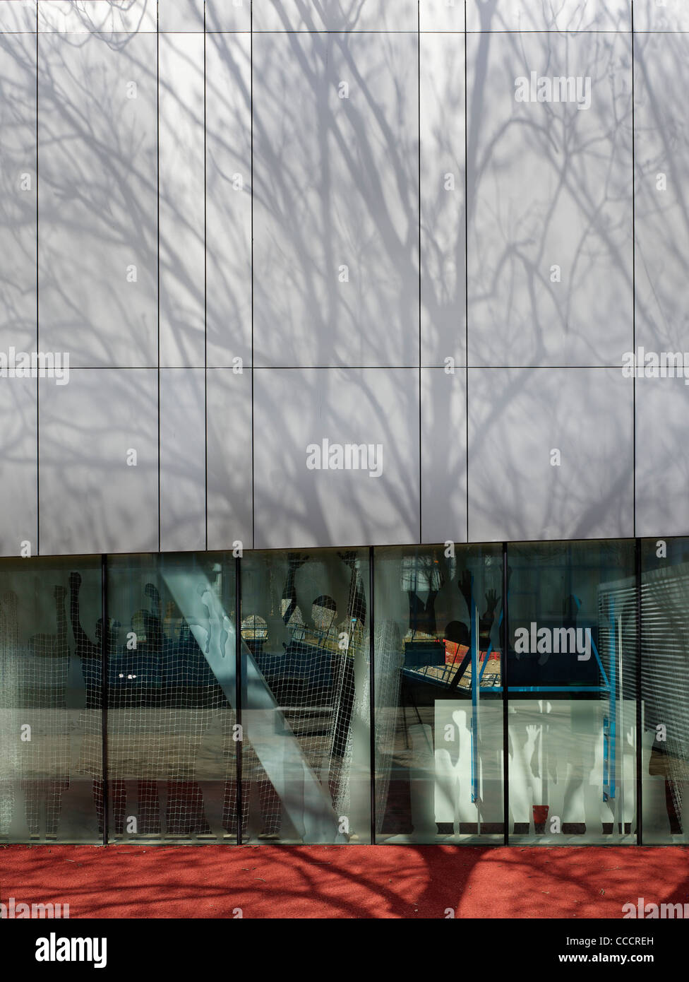 THE CHARTER SCHOOL NEW SPORTS HALL BLOCK Stock Photo - Alamy