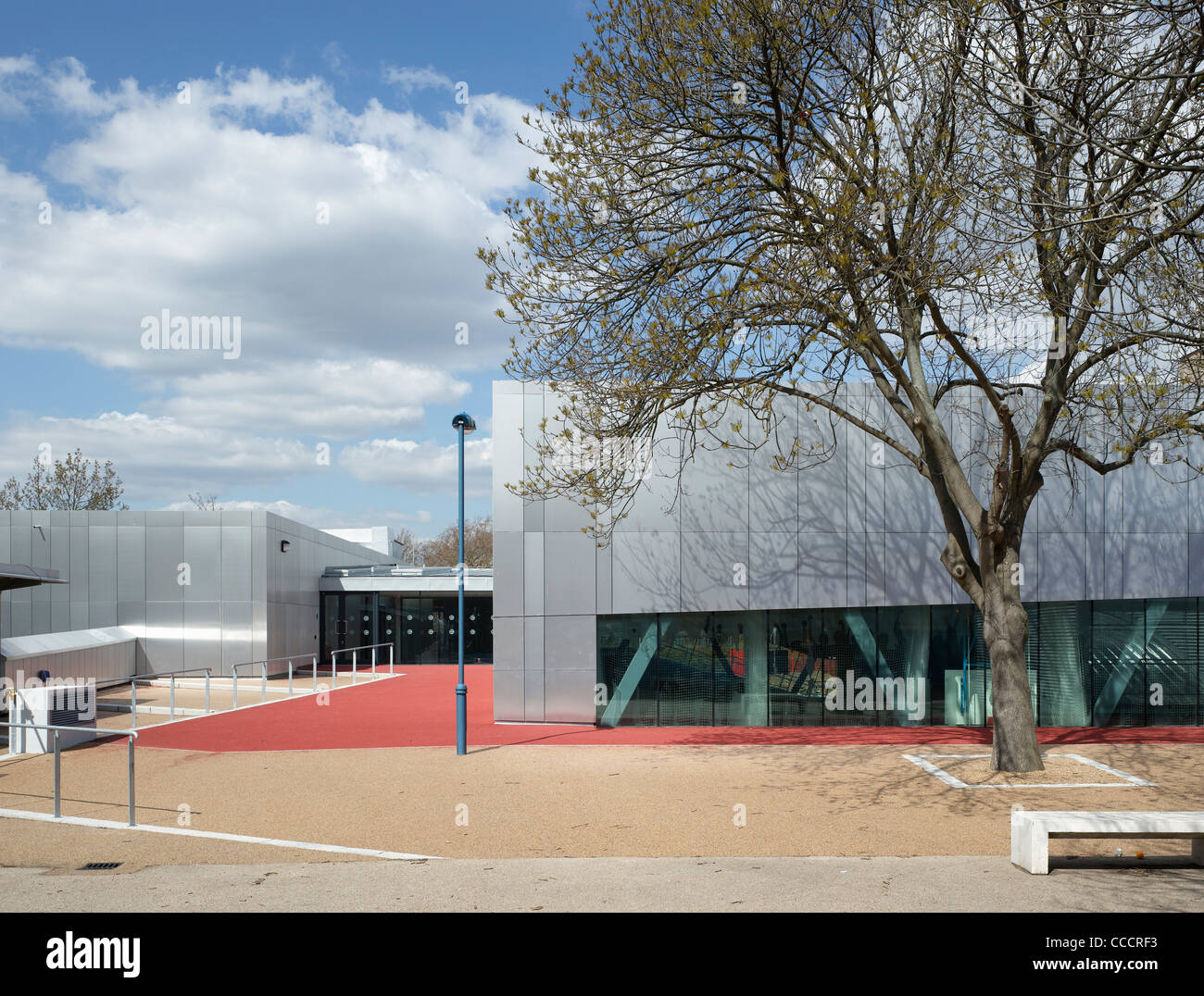 THE CHARTER SCHOOL NEW SPORTS HALL BLOCK Stock Photo - Alamy