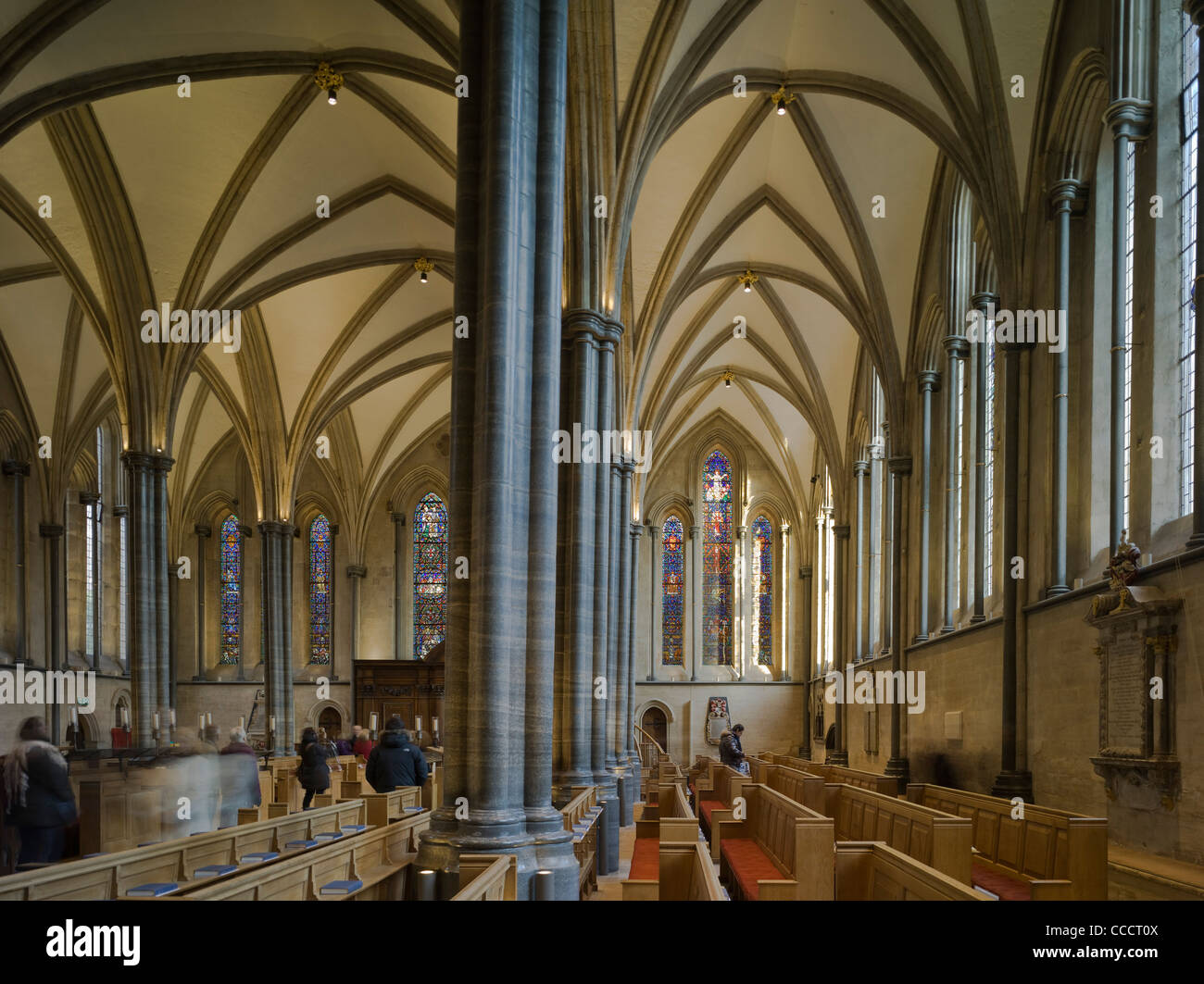 Middle temple church interior london hi-res stock photography and ...