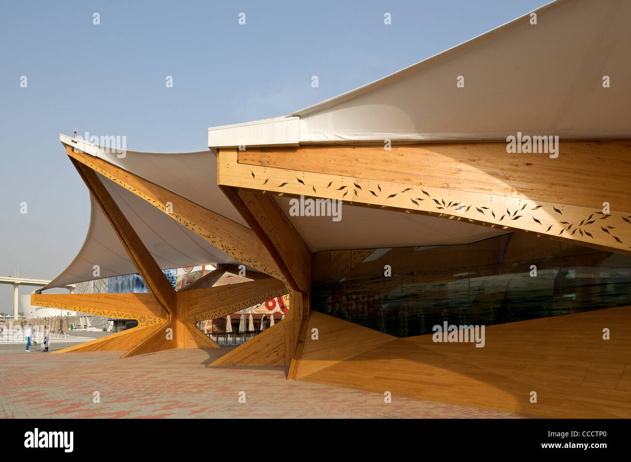The Pavilion Consists Of 15 Assembled Trees Which Create A Sensory And ...