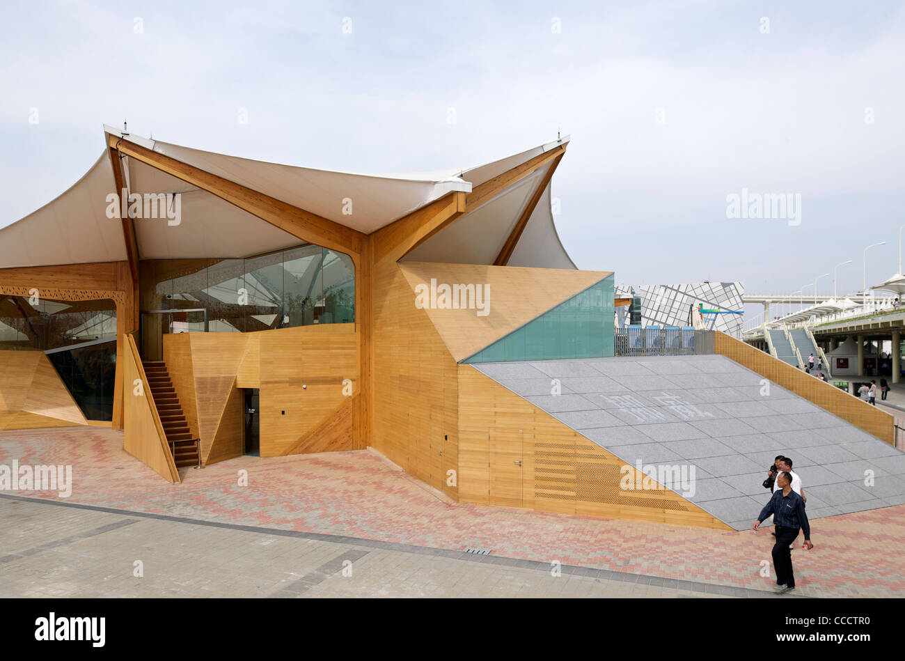The Pavilion Consists Of 15 Assembled Trees Which Create A Sensory And ...