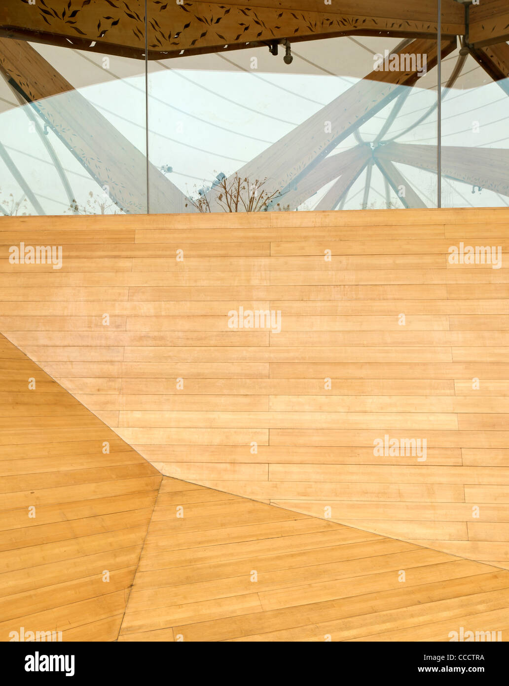 The Pavilion Consists Of 15 Assembled Trees Which Create A Sensory And ...