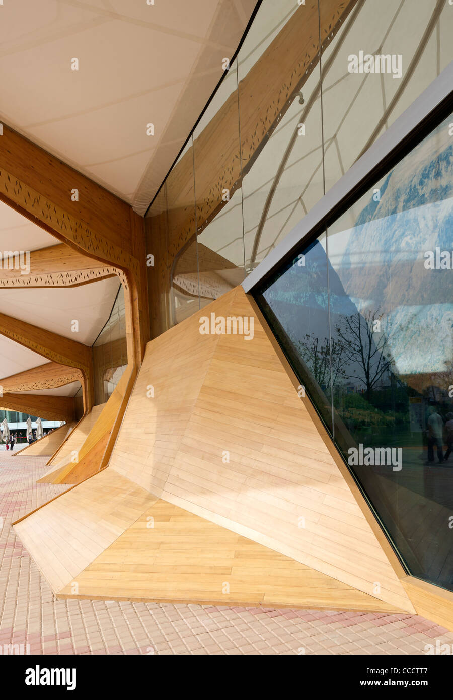 The Pavilion Consists Of 15 Assembled Trees Which Create A Sensory And ...