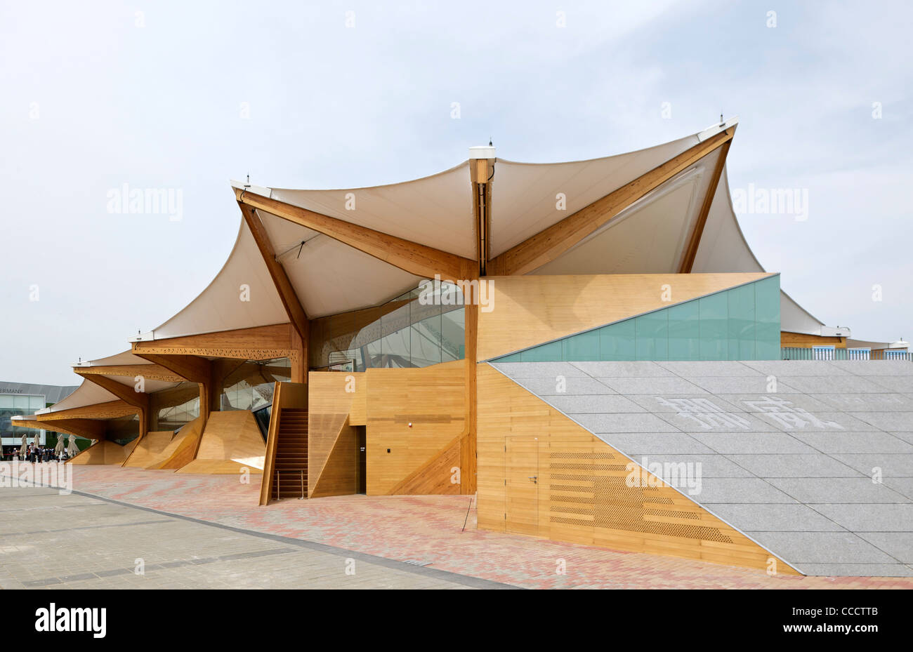 The Pavilion Consists Of 15 Assembled Trees Which Create A Sensory And ...