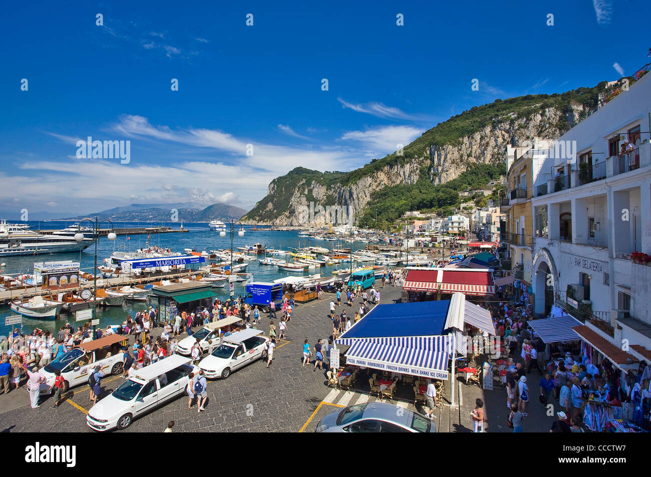 Capri harbour,Capri island,Naples,Campania,Italy,Europe Stock Photo - Alamy