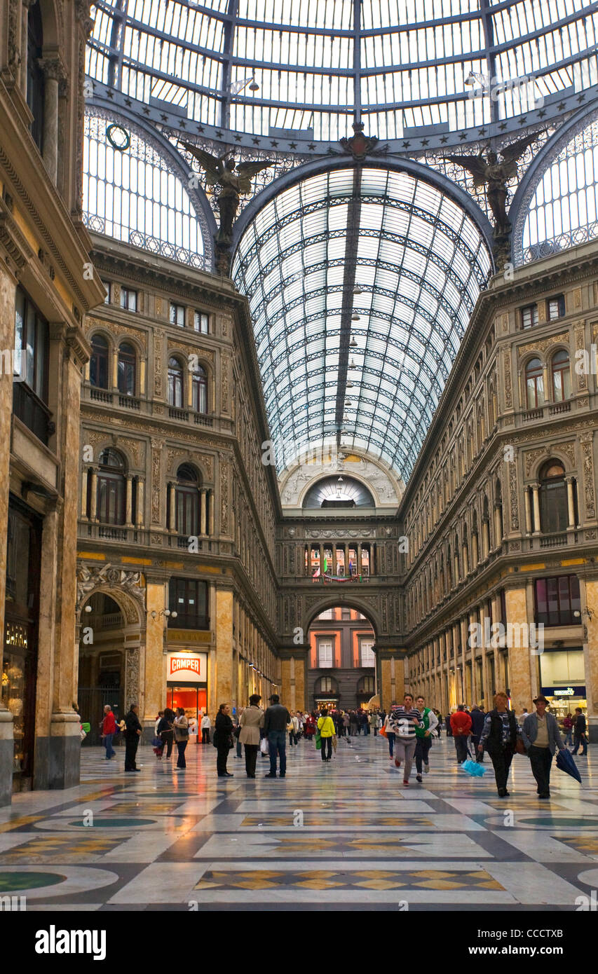 Umberto Gallery,Naples city,Campania,Italy,Europe Stock Photo - Alamy