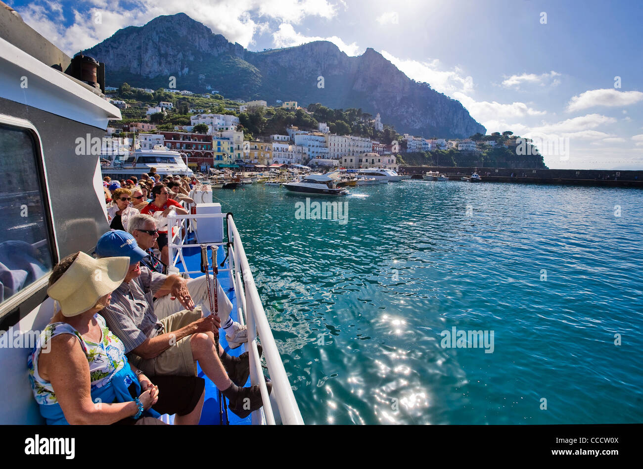 Capri harbour,Capri island,Naples,Campania,Italy,Europe Stock Photo - Alamy