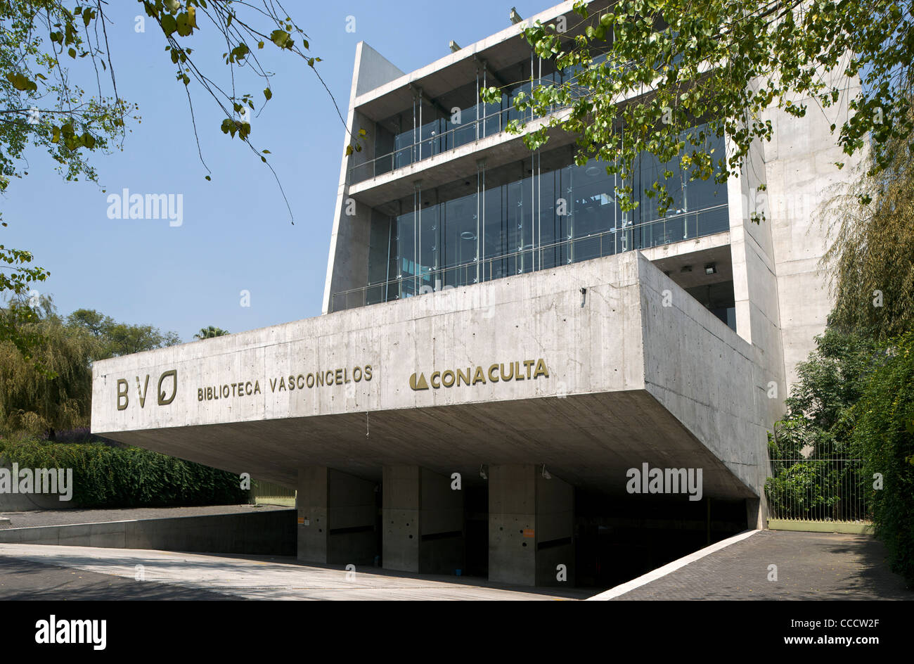 Jose Vasconcelos Library, Mexico City, Mexico, 2007 Stock Photo - Alamy