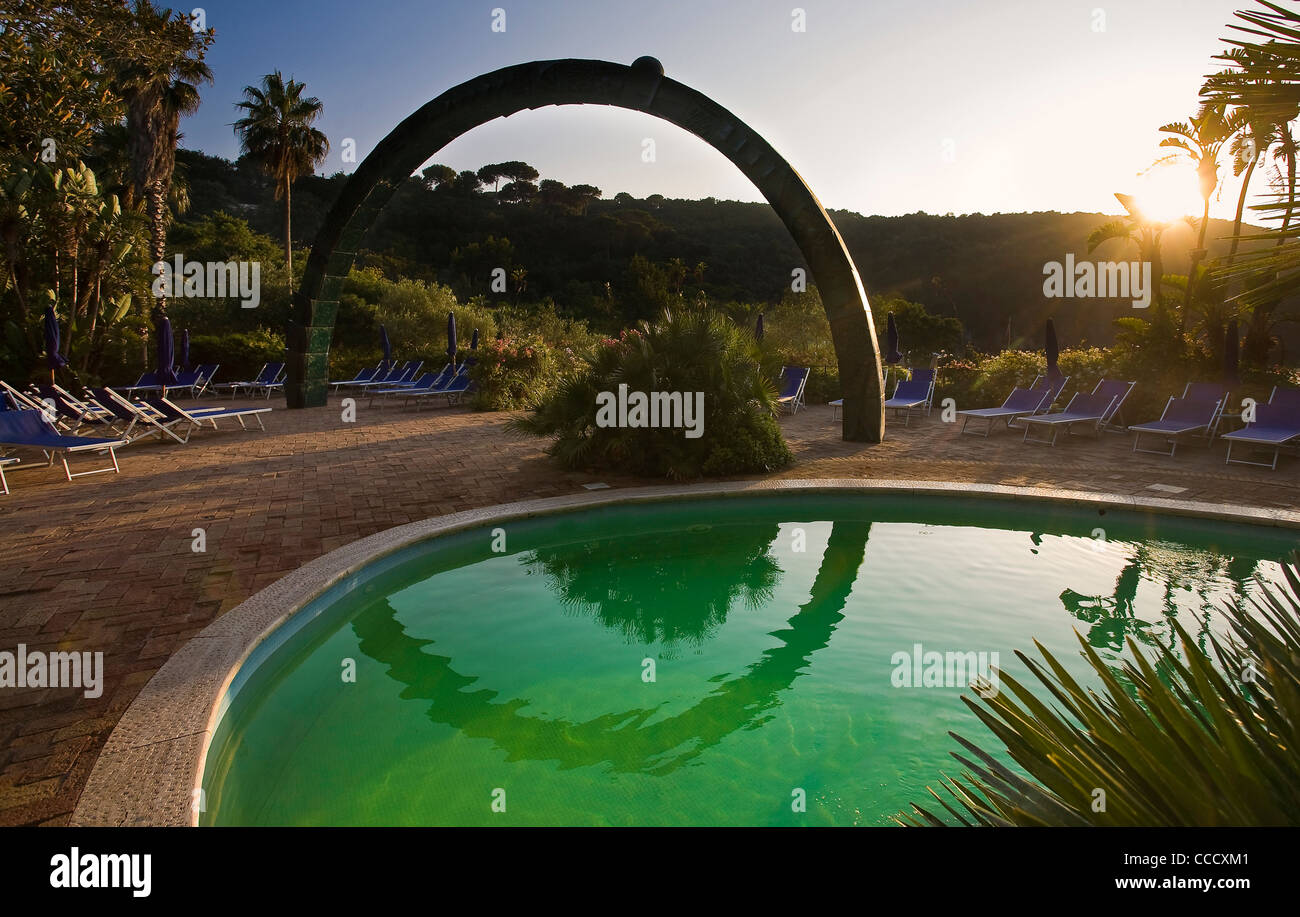 Negombo Thermal Park,Ischia Island,Campania,Naples,Italy,Europe Stock ...
