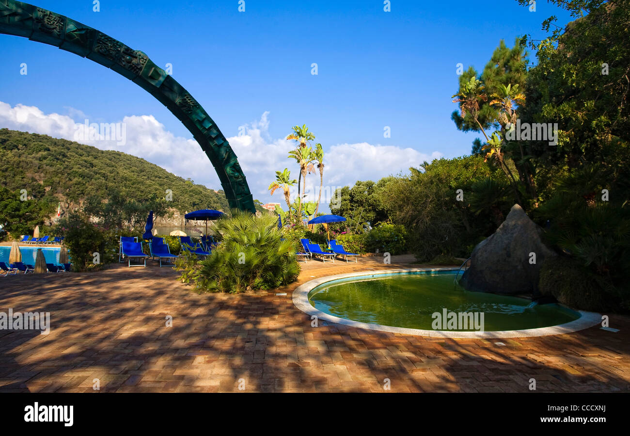 Negombo thermal park,Ischia island,Naples,Campania,Italy,Europe Stock ...