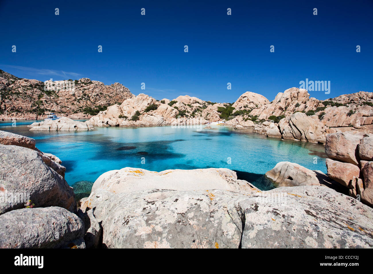 Tahiti beach, Cala Coticcio, Caprera Island, Arcipelago della Maddalena ...
