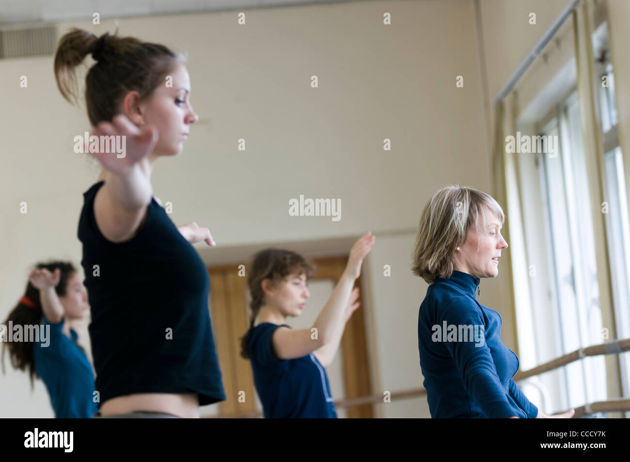 Contemporary dance classes in Moscow, Russia Stock Photo - Alamy