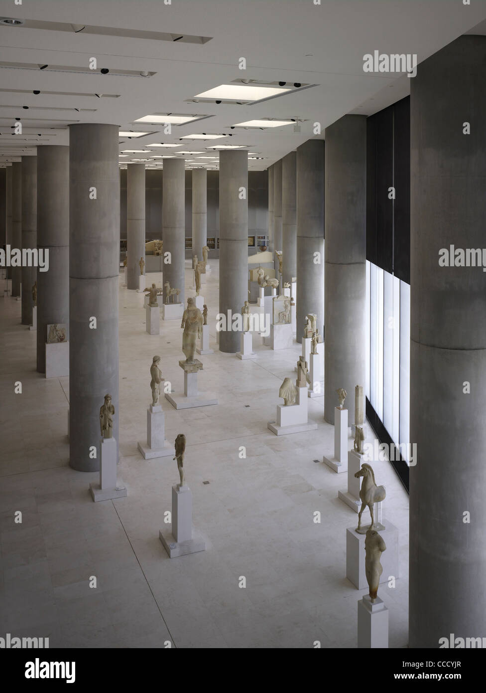 New Acropolis Museum, Athens, Greece - Archaic Gallery Stock Photo - Alamy