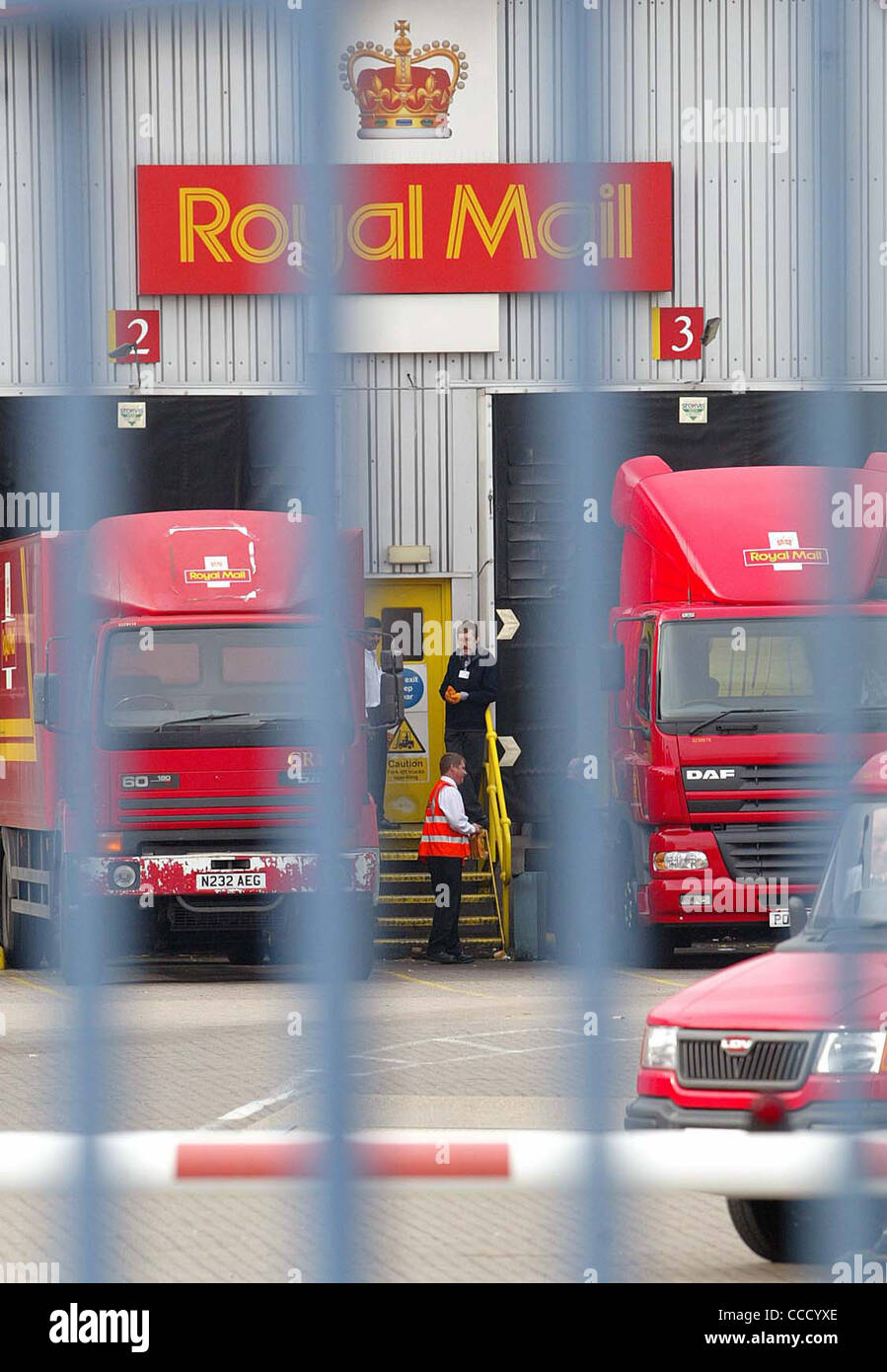 Postal workers at Croydon automated Sorting Office seen during ...