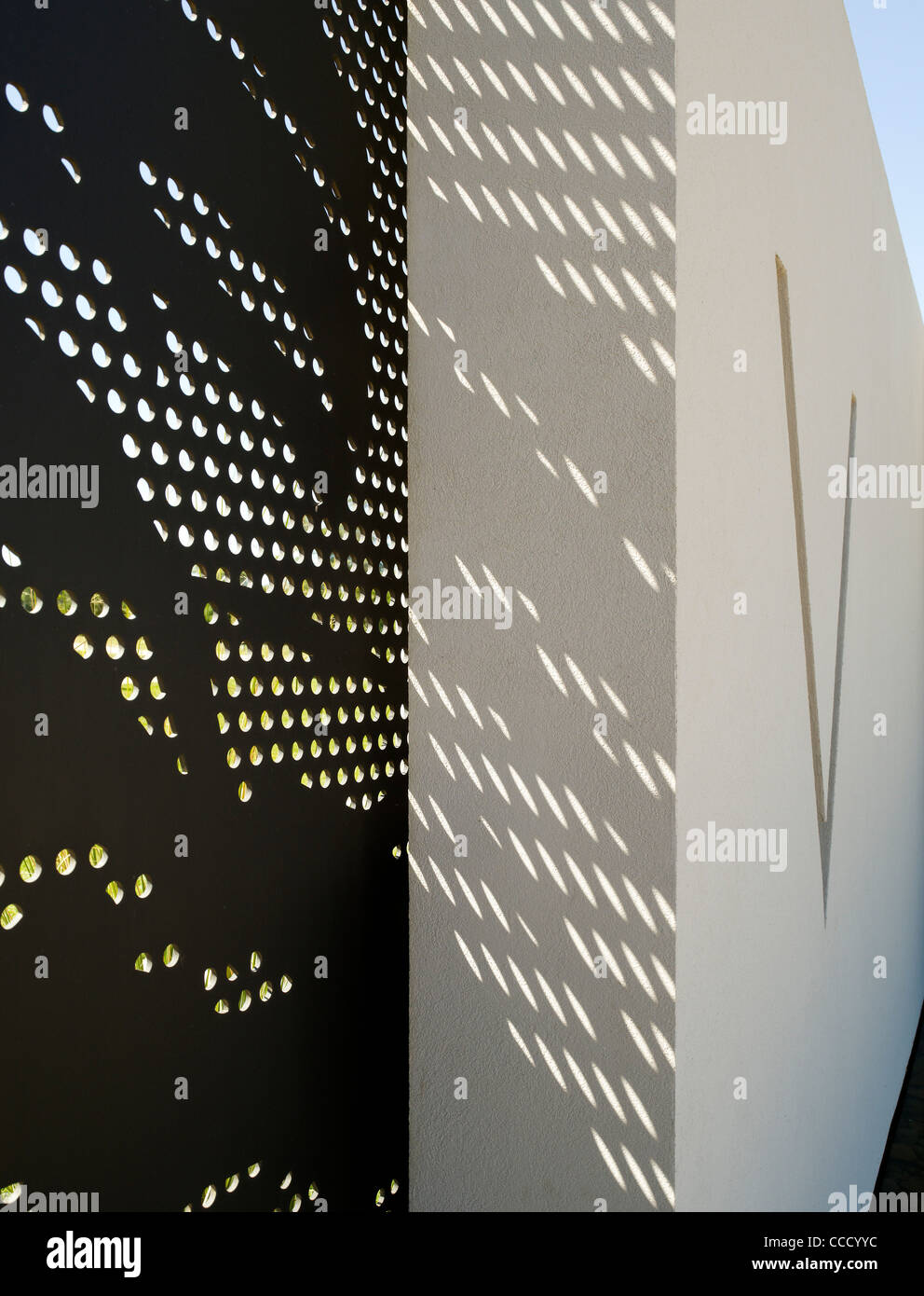 VILLALAGOS GATEHOUSE ADMINISTRATION BUILDING PERFORATED STEEL GATES ...