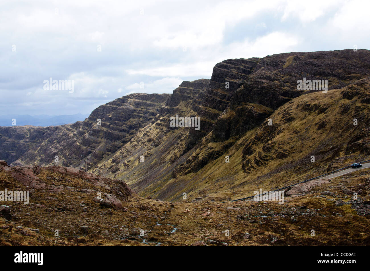 Is the third highest road in scotland pass of the cattle hi-res stock ...