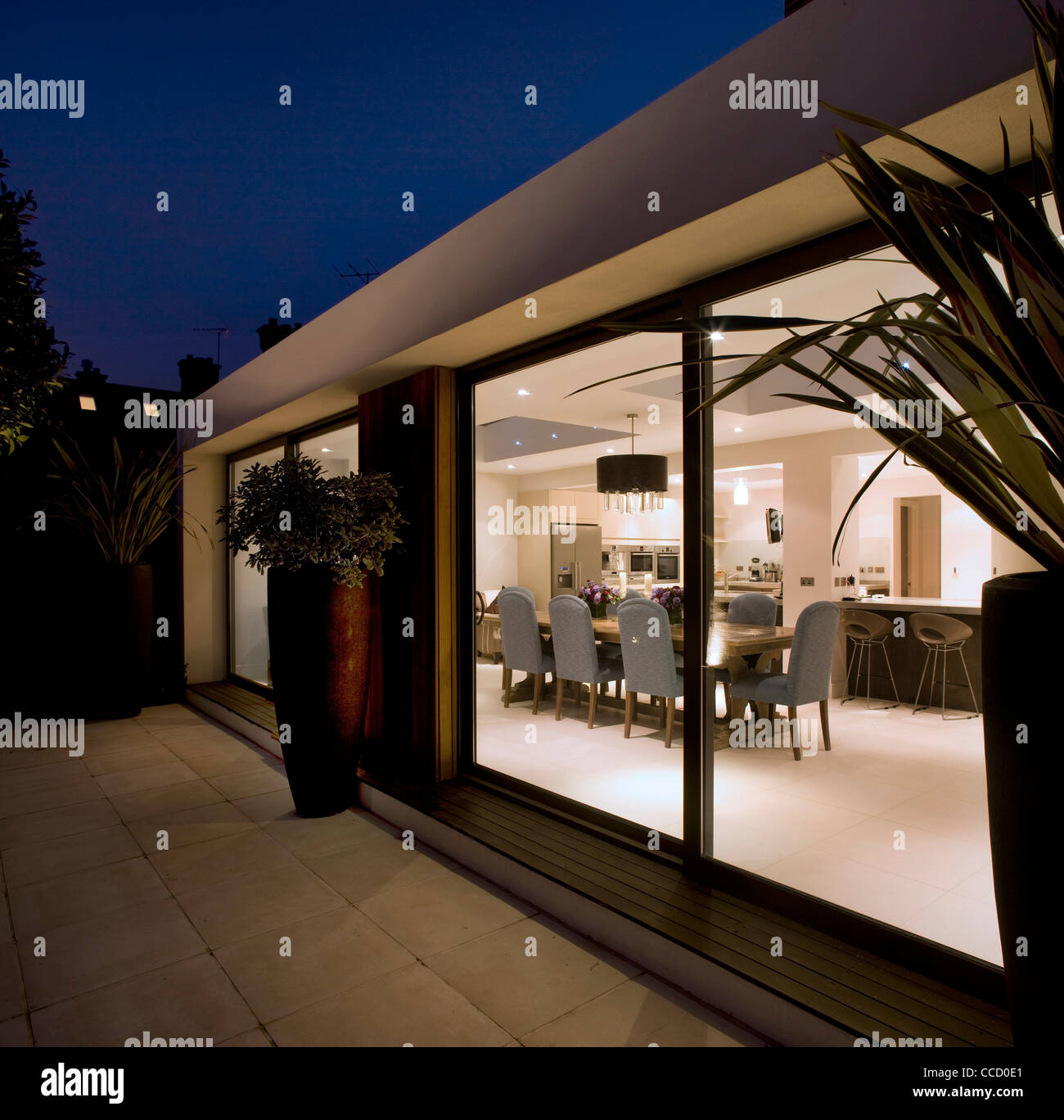 Exterior view of a kitchen extension Designed by Lab Architects this ...