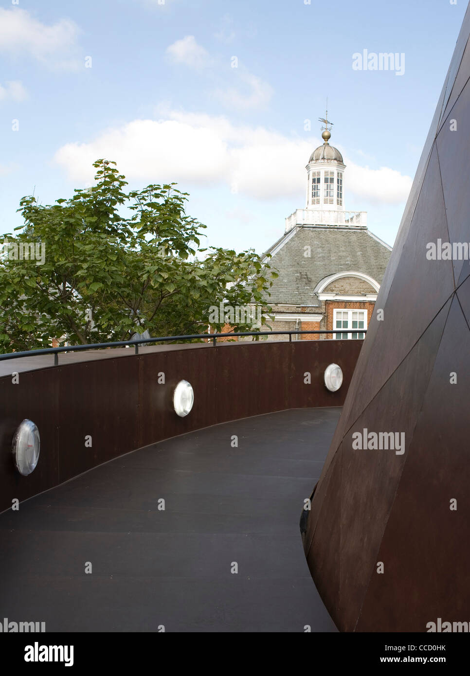 SERPENTINE GALLERY PAVILION 2007 RAMP WITH CONE AND BELL TOWER Stock ...