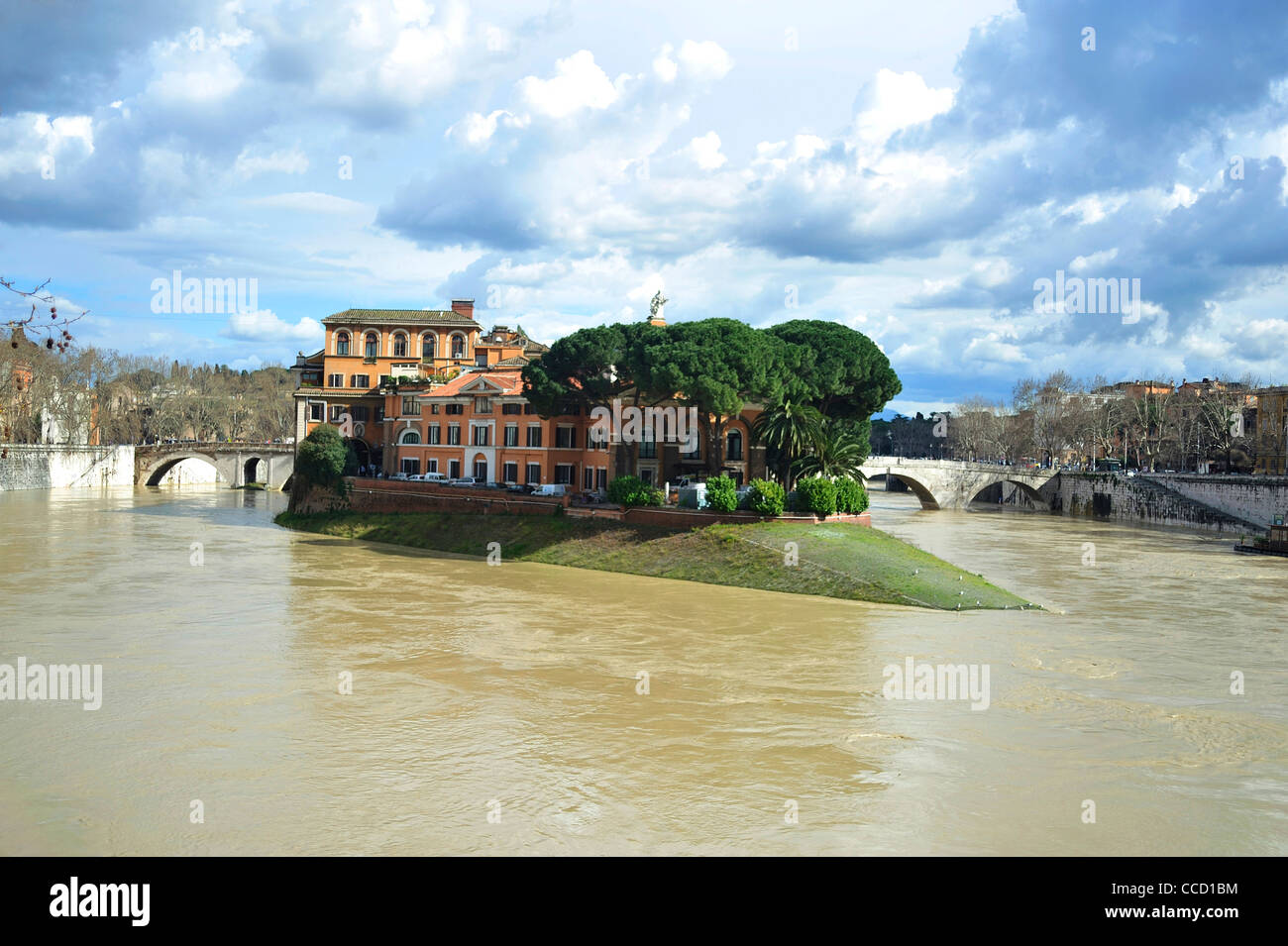 Rome. Italy. Europe. Isola Tiberina Stock Photo - Alamy