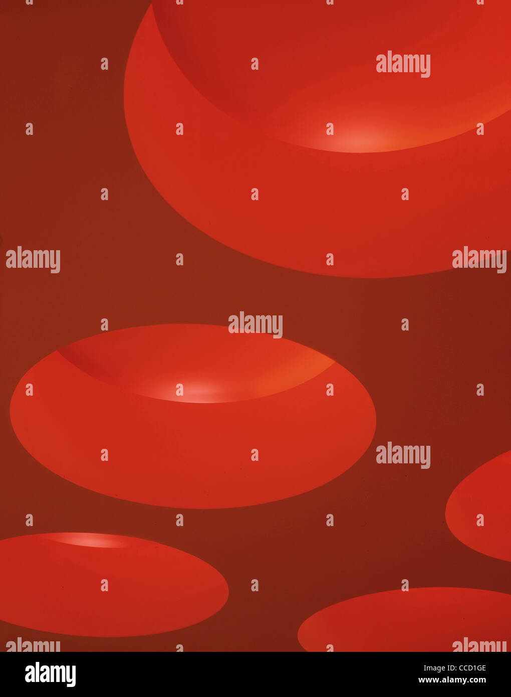 HARVEY NICHOLS RESTAURANT RED CEILING DETAIL Stock Photo - Alamy