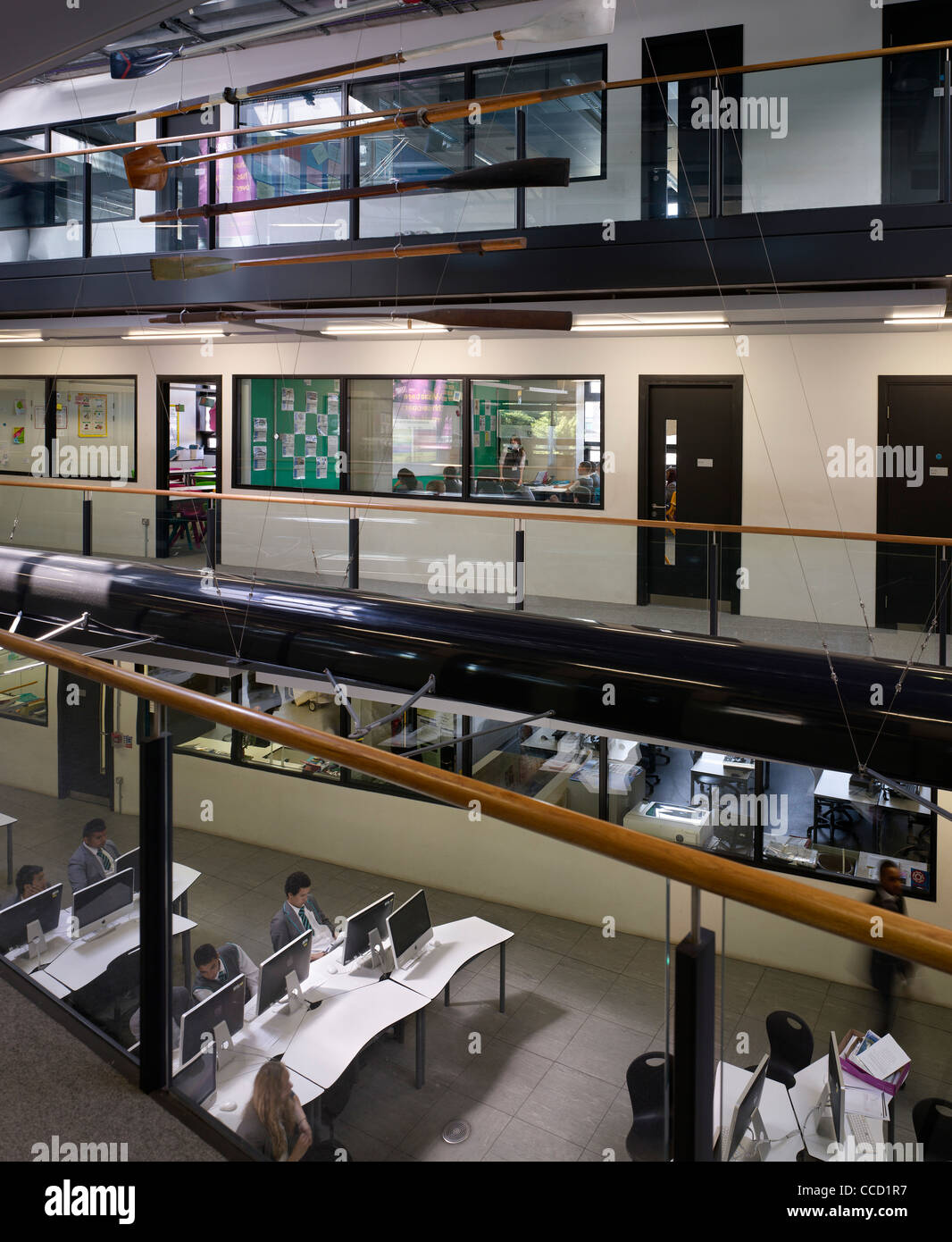 With An Enclosed Full-Height Atrium At The Heart Of The Three-Storey ...